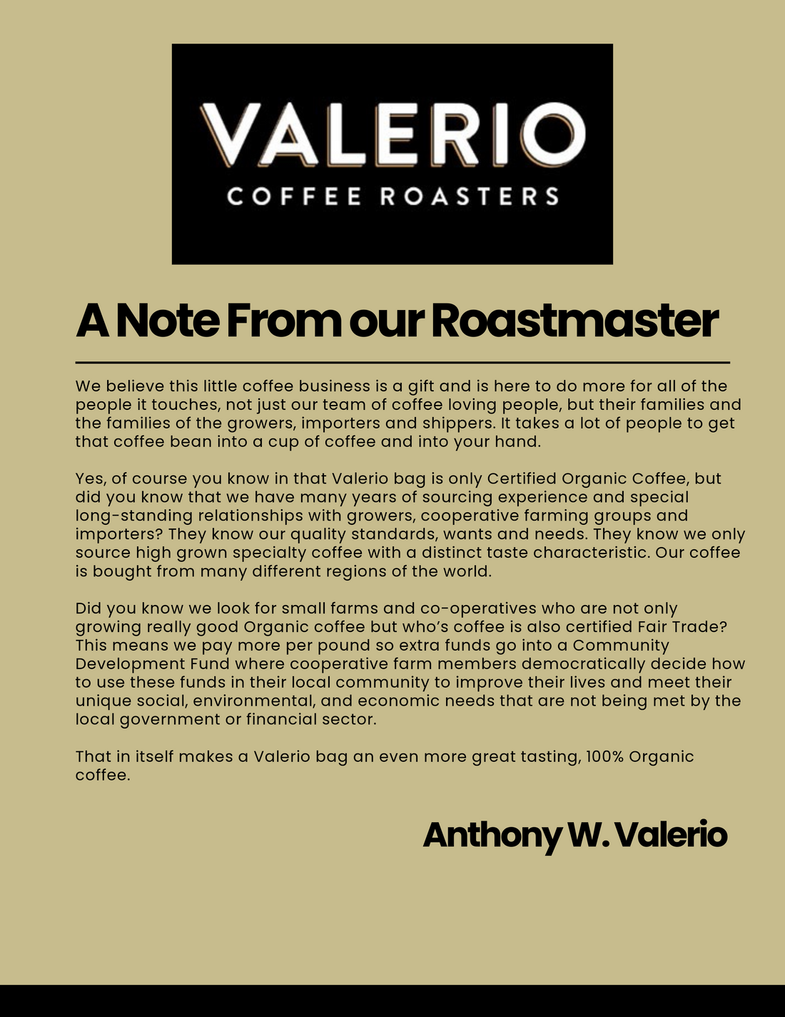 Valerio Coffee